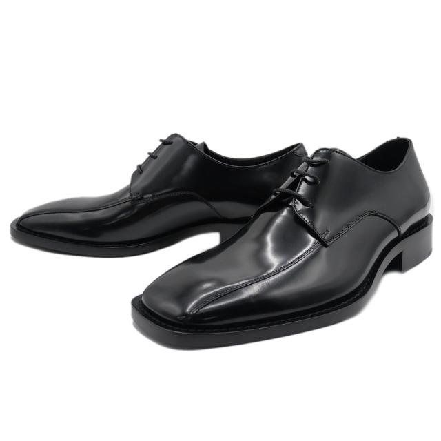 旧作お買い得セール！ BALENCIAGA バレンシアガ シューズ メンズ ドレスシューズ 靴 RIM DERBIE L20 / 636622 WA7B0 ブラック