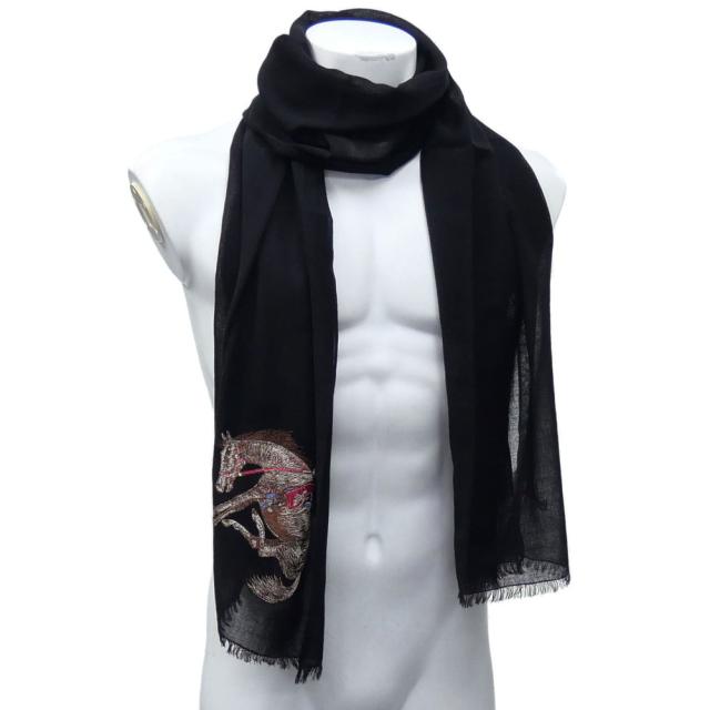 旧作お買い得セール！ PAUL SMITH ポールスミス マフラー メンズ レディース ユニセックス M1A 833F GS04 ブラック