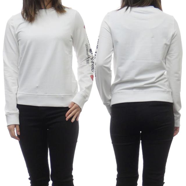 旧作お買い得セール！ LOVE MOSCHINO ラブモスキーノ トレーナー レディース W630219 E2180 ホワイト