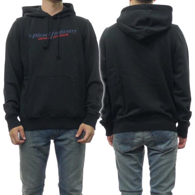 【旧作処分セール 60％OFF！】DIESEL ディーゼル メンズプルオーバーパーカー A03744 0AJIH / S-GINN-HOOD ...