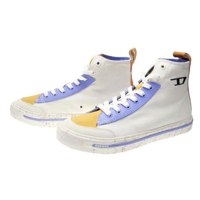 旧作お買い得セール！ DIESEL ディーゼル スニーカー レディース シューズ 靴 ハイカット Y02880 PS438 / S-STHOS MID W ホワイト