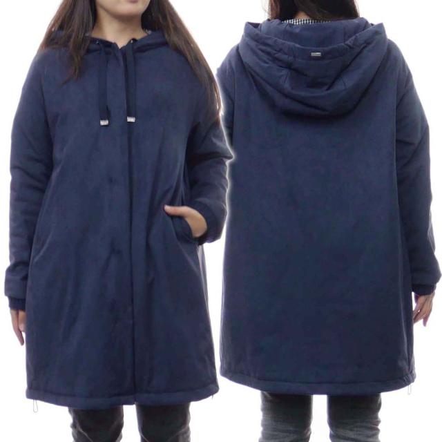 旧作お買い得セール！ HERNO ヘルノ コート レディース GC00045DR 12454 ネイビー