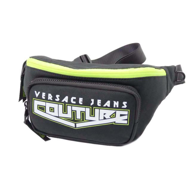 旧作お買い得セール！ VERSACE JEANS ヴェルサーチェジーンズ バッグ メンズ ボディバッグ 73YA4BD3 ZS393 ブラック