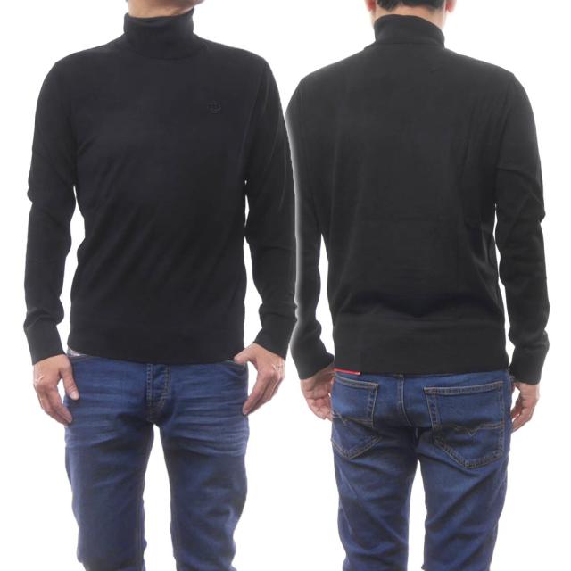 旧作お買い得セール！ DSQUARED2 ディースクエアード セーター メンズ タートルネック ニット S74HA1370 S18310 ブラック