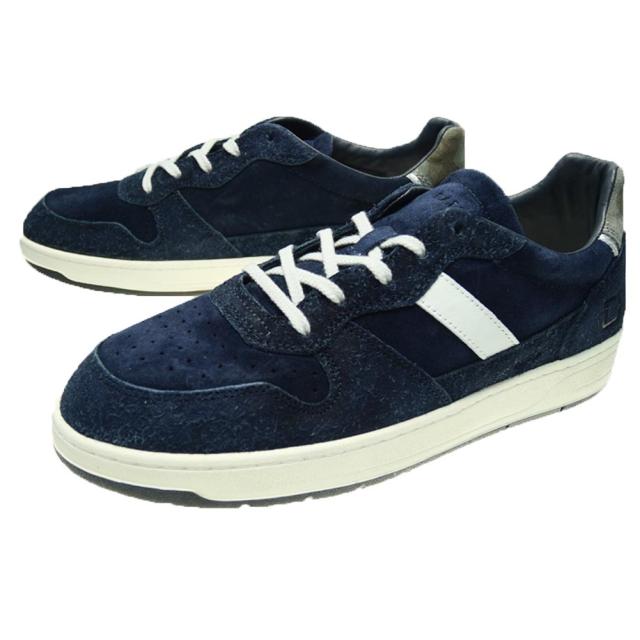 旧作お買い得セール！ D.A.T.E. デイト メンズ スニーカー 靴 シューズ ローカット M391-C2-PO / COURT 2.0 ブルー