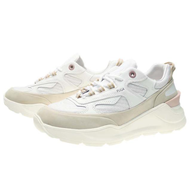 旧作お買い得セール！ D.A.T.E. デイト スニーカー レディース シューズ 靴 ローカット W391-FG-MT / FUGA ホワイト