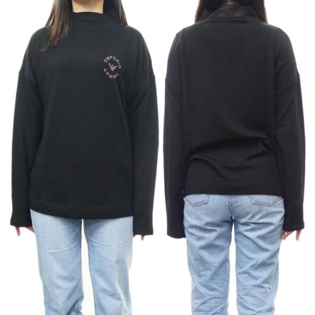 旧作お買い得セール！ EMPORIO ARMANI UNDERWEAR エンポリオアルマーニアンダーウェア トレーナー レディース 164759 3F264 ブラック