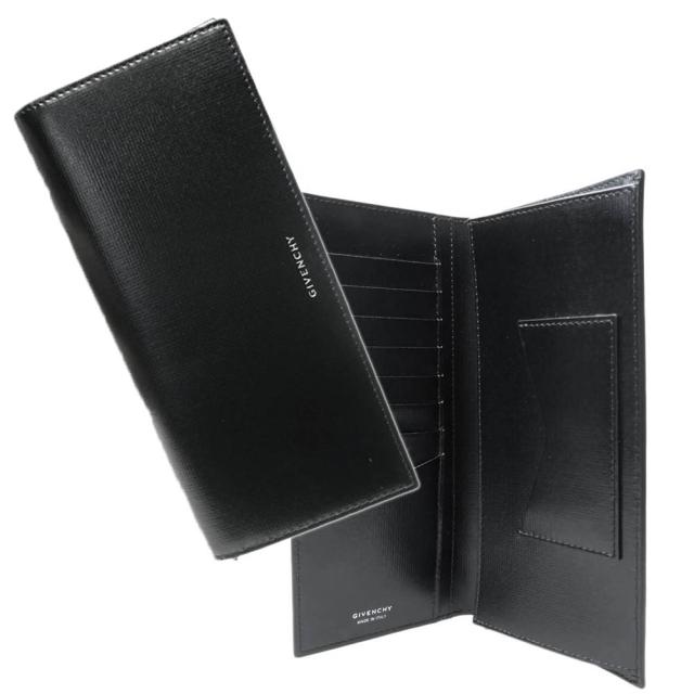 旧作お買い得セール！ GIVENCHY ジバンシィ 財布 メンズ 二つ折り長財布（小銭入れ付き） BK6098K1T4 ブラック