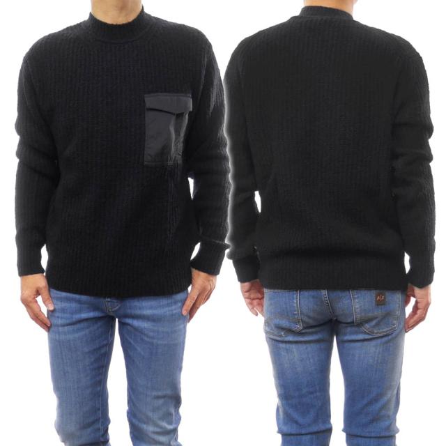 旧作お買い得セール！ HUGO BOSS ヒューゴボス セーター メンズ クルーネックニット 50498963 10252333 / Kaltamo ブラック
