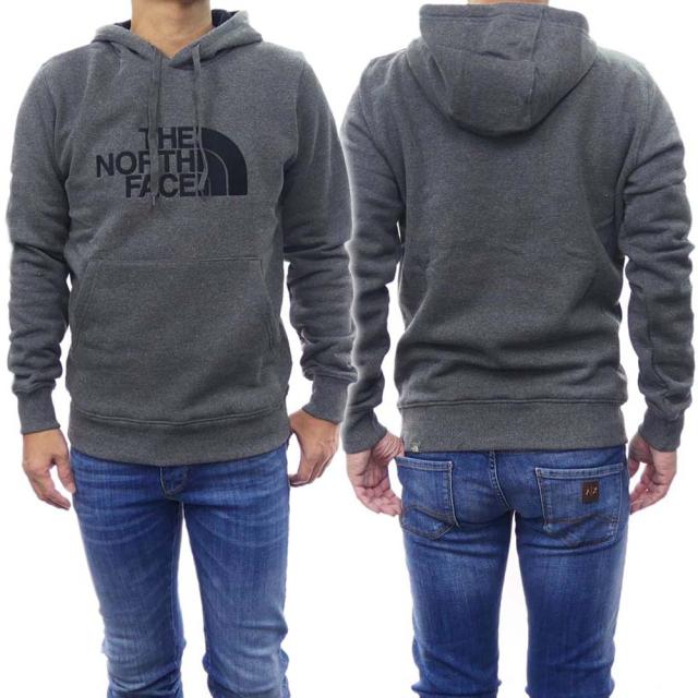 旧作お買い得セール！ THE NORTH FACE ノースフェイス パーカー メンズ プルオーバー コットン 綿100％ NF00AHJY / M DREW PEAK PULLOVER HOODIE グレー