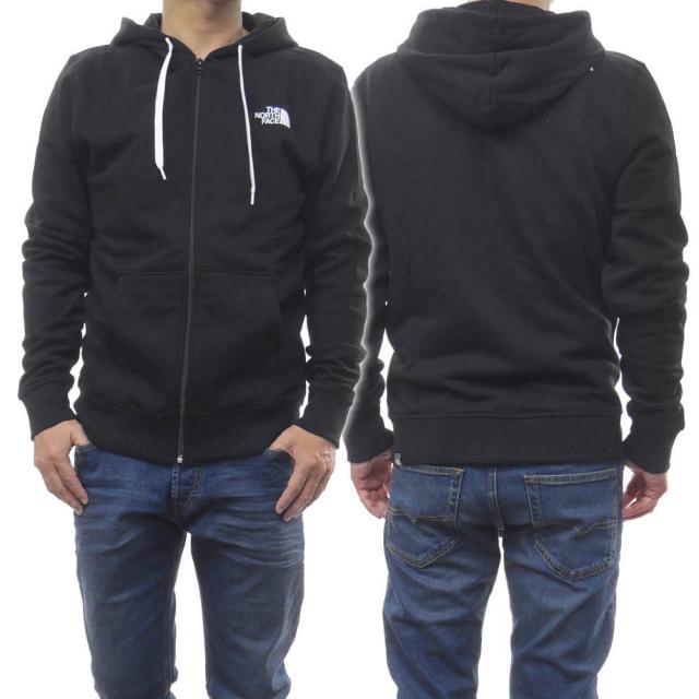 旧作お買い得セール！ THE NORTH FACE ノースフェイス パーカー メンズ ジップアップ コットン 綿100％ NF00CG46 / M OPEN GATE FZ HD ブラック