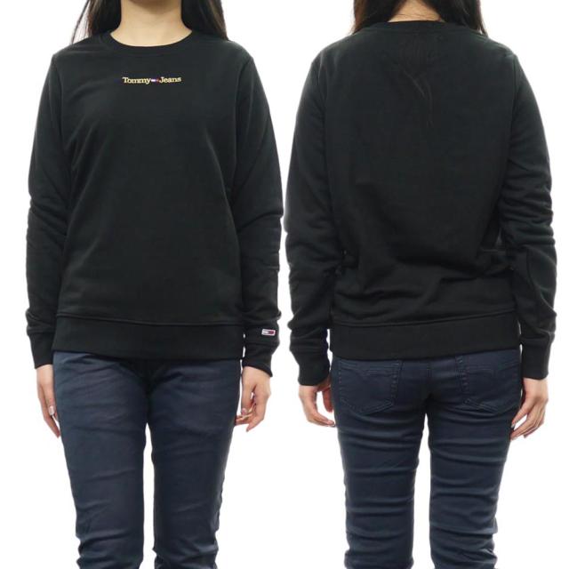 旧作お買い得セール！  JEANS トミージーンズ トミーヒルフィガー トレーナー レディース DW16931 ブラック