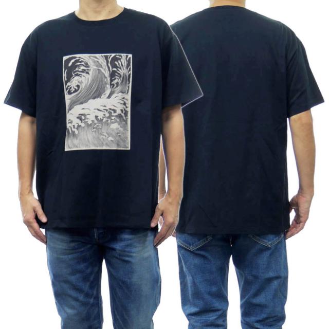 旧作お買い得セール！ CELINE セリーヌ Tシャツ メンズ 半袖 クルーネック コットン 綿100％ 2X45F 671Q ブラック