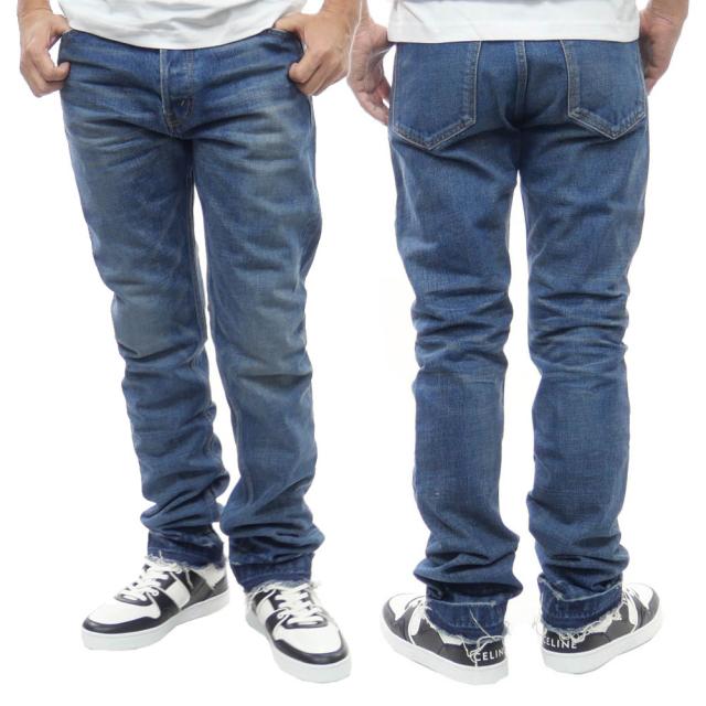 旧作お買い得セール！ CELINE セリーヌ ジーンズ メンズ コットン 綿100％ 2N8090 66S ブルー