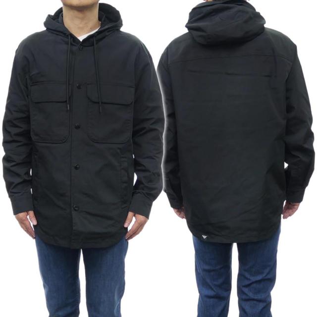旧作お買い得セール！ EMPORIO ARMANI エンポリオアルマーニ メンズ シャツジャケット 3R1BN0 1NTFZ ブラック