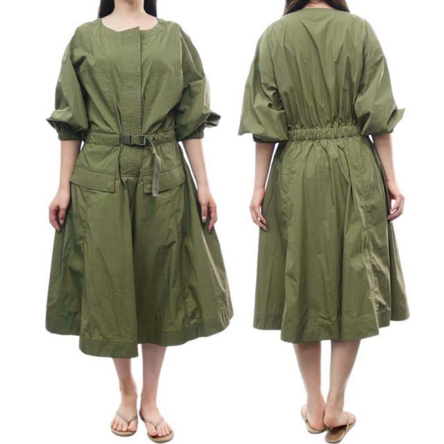 旧作お買い得セール！ MONCLER モンクレール ワンピース レディース ドレス 2G00015 596OT / DRESS オリーブグリーン