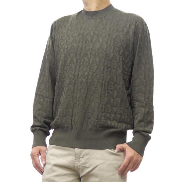 旧作お買い得セール！ ARMANI EXCHANGE A/X アルマーニエクスチェンジ セーター メンズ クルーネック ニット 6DZM1R ZM4DZ カーキ