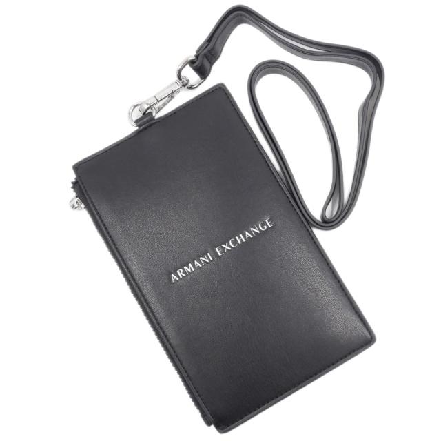 旧作お買い得セール！ ARMANI EXCHANGE A/X アルマーニエクスチェンジ ミニポーチ メンズ フォンポーチ 958508 3F896 ブラック