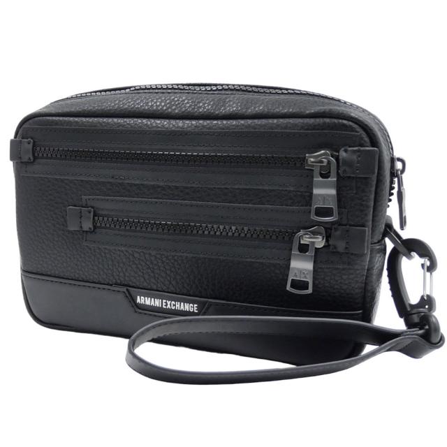 旧作お買い得セール！ ARMANI EXCHANGE A/X アルマーニエクスチェンジ バッグ メンズ ポーチバッグ/セカンドバッグ 958556 4F863 ブラック