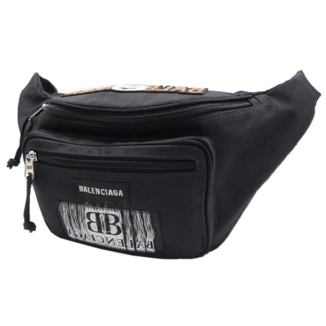 旧作お買い得セール！ BALENCIAGA バレンシアガ バッグ メンズ ボディバッグ 482389 2AA6M / EXPLORER BELTPACK ブラック