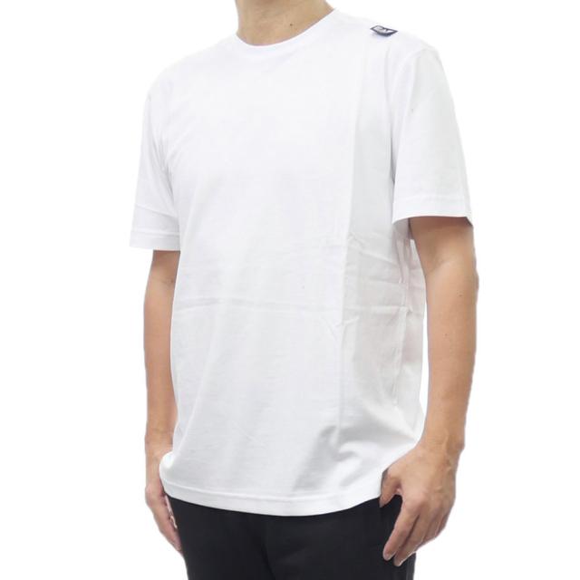 旧作お買い得セール！ EMPORIO ARMANI エンポリオアルマーニ EA7 Tシャツ メンズ 半袖 クルーネック コットン 綿100％ 6DPT06 PJFFZ ホワイト