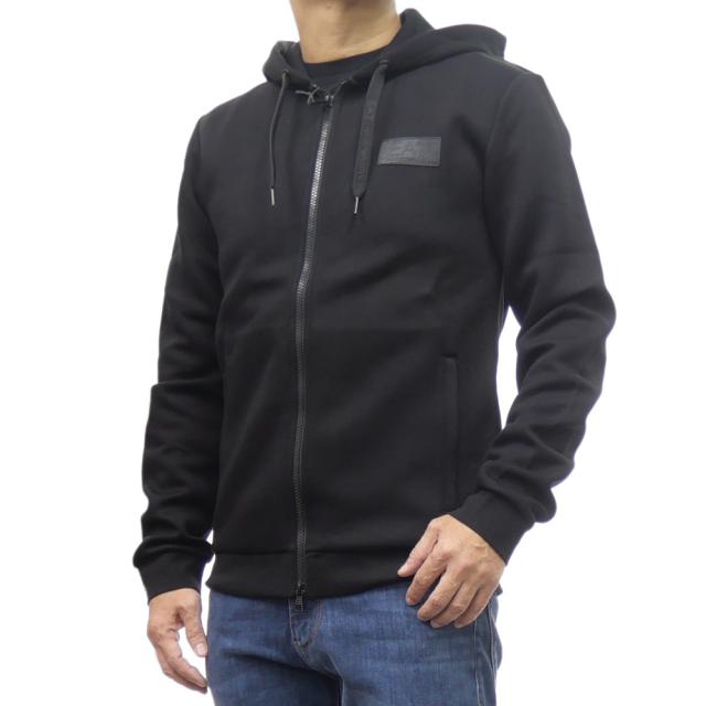 旧作お買い得セール！ EMPORIO ARMANI エンポリオアルマーニ EA7 パーカー メンズ ジップアップ 6DPM26 PJODZ ブラック