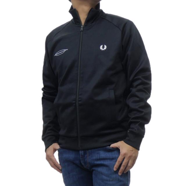 旧作お買い得セール！ FRED PERRY フレッドペリー スウェット メンズ ジップアップ J8562 / ADVANTAGE PERRY TRACK JACKET ブラック