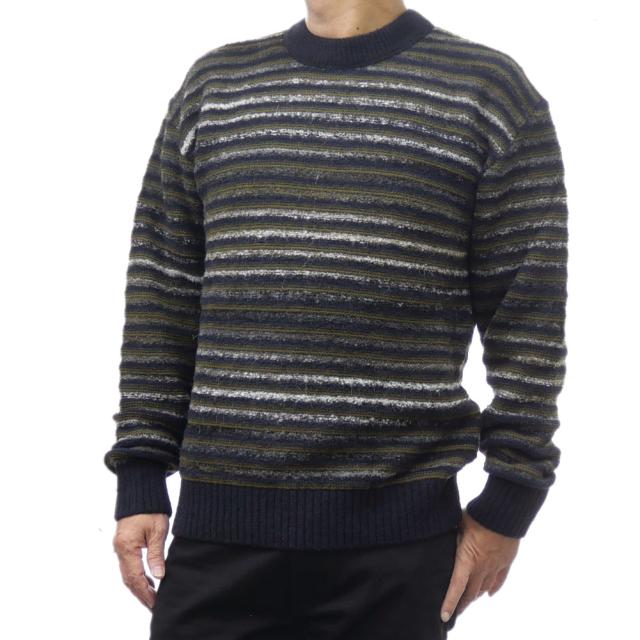 旧作お買い得セール！ HUGO BOSS ヒューゴボス セーター メンズ クルーネックニット 50523580 10263278 / Aturn マルチカラー