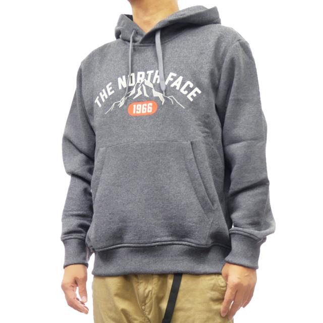 旧作お買い得セール！ THE NORTH FACE ノースフェイス パーカー メンズ プルオーバー NF0A89DJ DYY / M HOODIE VARSITY GRAPHIC グレー