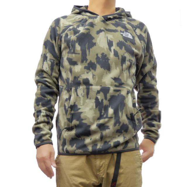 旧作お買い得セール！ THE NORTH FACE ノースフェイス パーカー メンズ プルオーバー NF0A893J6V0 PAI / M MA FLEECE PRINT CAVERN GREY カモフラージュ
