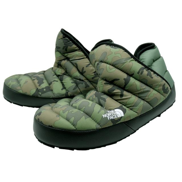 旧作お買い得セール！ THE NORTH FACE ノースフェイス ブーツ メンズ ライトブーツ NF0A3MKH/ MENS THERMOBALL TRACTION BOOTIE グリーン系カモフラージュ 定番人気商品