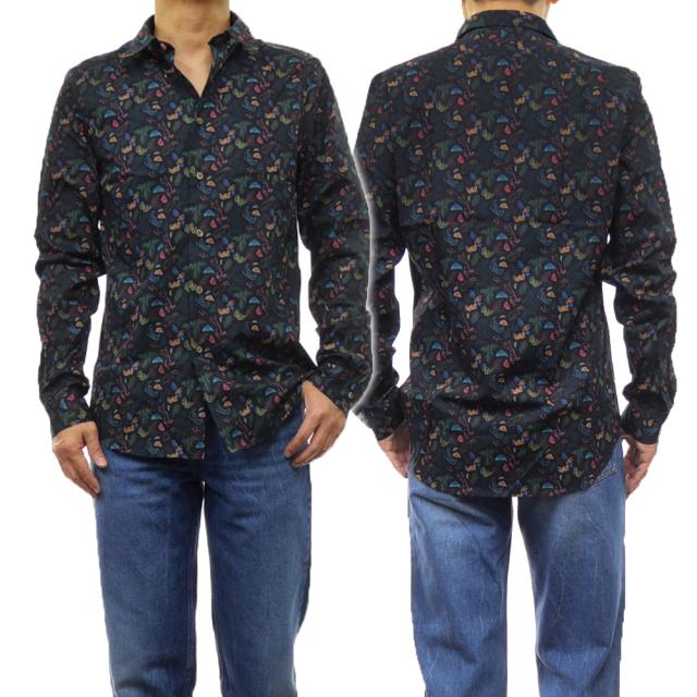 旧作お買い得セール！ PS PAUL SMITH ポールスミス カジュアルシャツ メンズ コットン 綿100％ M2R 149T K22105 マルチカラー