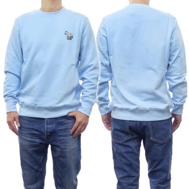 旧作お買い得セール！ PS PAUL SMITH ポールスミス トレーナー メンズ コットン 綿100％ M2R 027 NP4686 ブルー