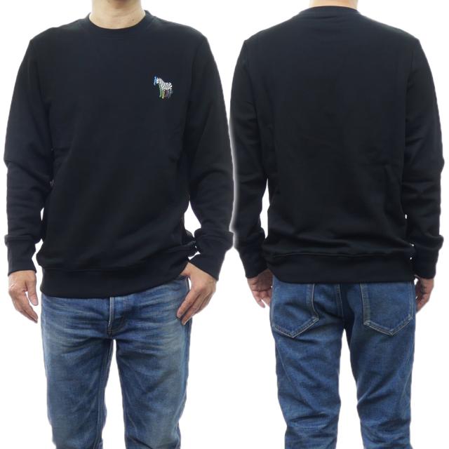 旧作お買い得セール！ PS PAUL SMITH ポールスミス トレーナー メンズ コットン 綿100％ M2R 027 NP4686 ブラック