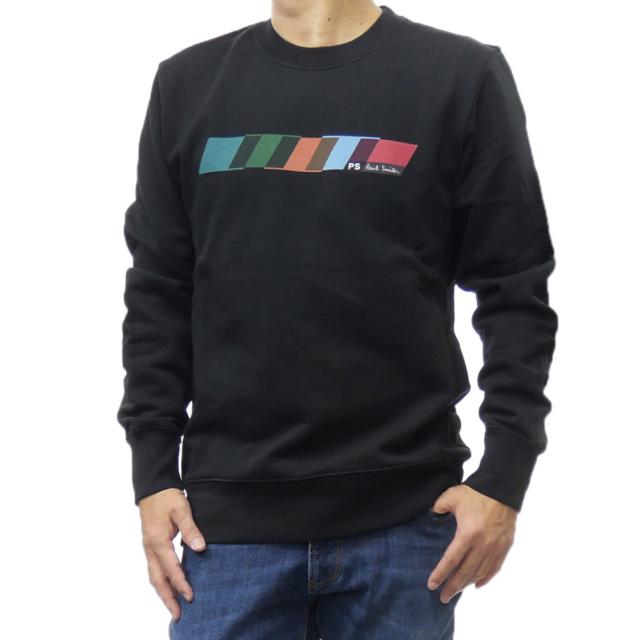 旧作お買い得セール！ PS PAUL SMITH ポールスミス トレーナー メンズ コットン 綿100％ M2R 027R NP4794 ブラック