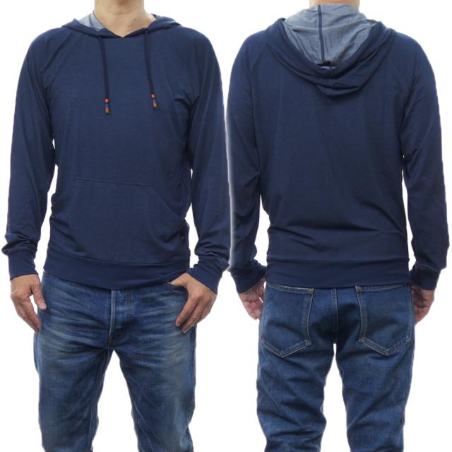 旧作お買い得セール！ PAUL SMITH ポールスミス パーカー メンズ ジップアップ M1A 750 MU704 ネイビー