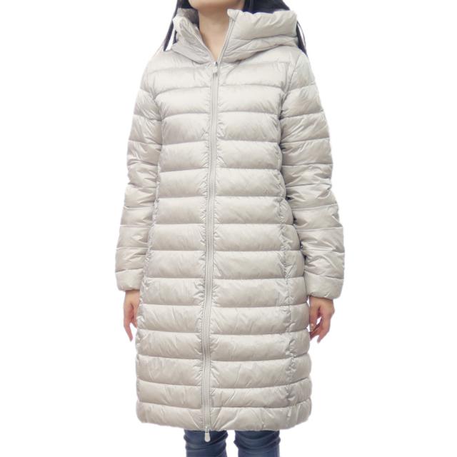 旧作お買い得セール！ SAVE THE DUCK セーブザダック コート レディース 中綿コート D41897W JADE19 / SAFFROW レイニーベージュ