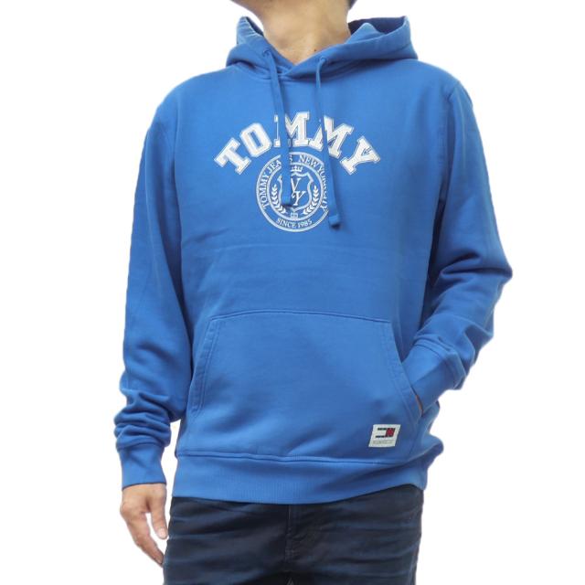 旧作お買い得セール！  JEANS トミージーンズ トミーヒルフィガー パーカー メンズ プルオーバー DM19235 ブルー