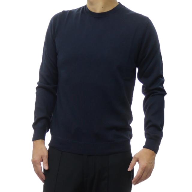 旧作お買い得セール！ ZANONE ザノーネ セーター メンズ クルーネック ニット 810104 ZR274 GIRO ネイビー