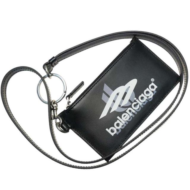 旧作お買い得セール！ BALENCIAGA バレンシアガ カードケース メンズ ケース 594548 2AAPK / CASH CA CASE ON KEYR ブラック