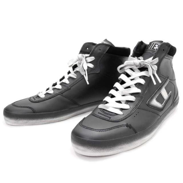 旧作お買い得セール！ DIESEL ディーゼル メンズ スニーカー 靴 シューズ ハイカット Y03261 P6326 / S-LEROJI MID ブラック