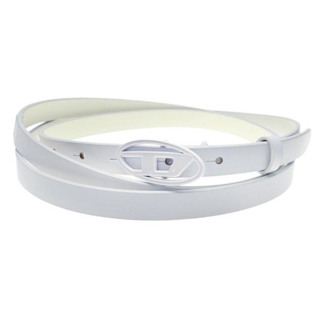 旧作お買い得セール！ DIESEL ディーゼル ベルト レディース レザーベルト X09895 P1245 / B-1DR15 DOUBLE ライトブルー