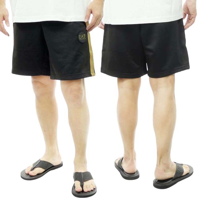 旧作お買い得セール！ EMPORIO ARMANI エンポリオアルマーニ EA7 メンズ ショートパンツ 3DP567 PJMTZ ブラック