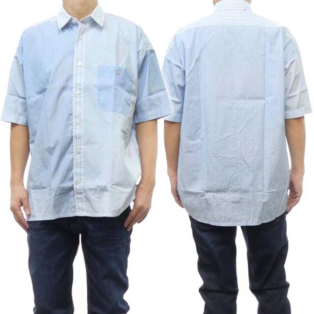 旧作お買い得セール！ HUGO BOSS ヒューゴボス カジュアルシャツ メンズ コットン 綿100％ 50513773 10258465 / S-DREW-SH-PW-C1-242 ブルー