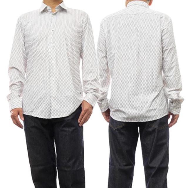 旧作お買い得セール！ HUGO BOSS ヒューゴボス カジュアルシャツ メンズ 50513590 10259302/ P-ROAN-Kent-Cl-233 ホワイト