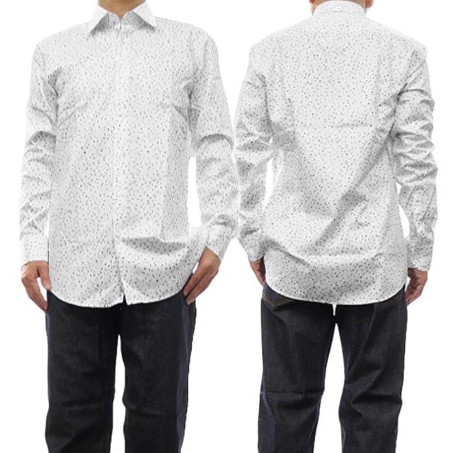 旧作お買い得セール！ HUGO BOSS ヒューゴボス カジュアルシャツ メンズ コットン 綿100％ 50512935 10258946/ H-HANK-Kent-Cl-214 ホワイト