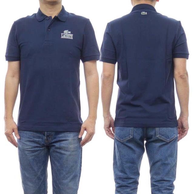 旧作お買い得セール！ LACOSTE ラコステ ポロシャツ 半袖 メンズ 鹿の子 PH1136 ネイビー