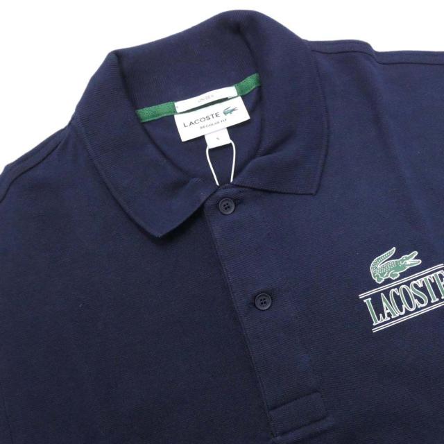 旧作お買い得セール！ LACOSTE ラコステ ポロシャツ 半袖 メンズ 鹿の子 PH1136 ネイビー 旧作処分セール！ LACOSTE ラコステ ポロシャツ 半袖 メンズ 鹿の子