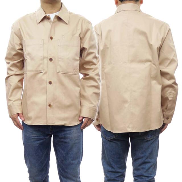 旧作お買い得セール！ MAISON KITSUNE メゾンキツネ メンズ ジャケット コットン 綿100％ MM00401WW0078 ベージュ