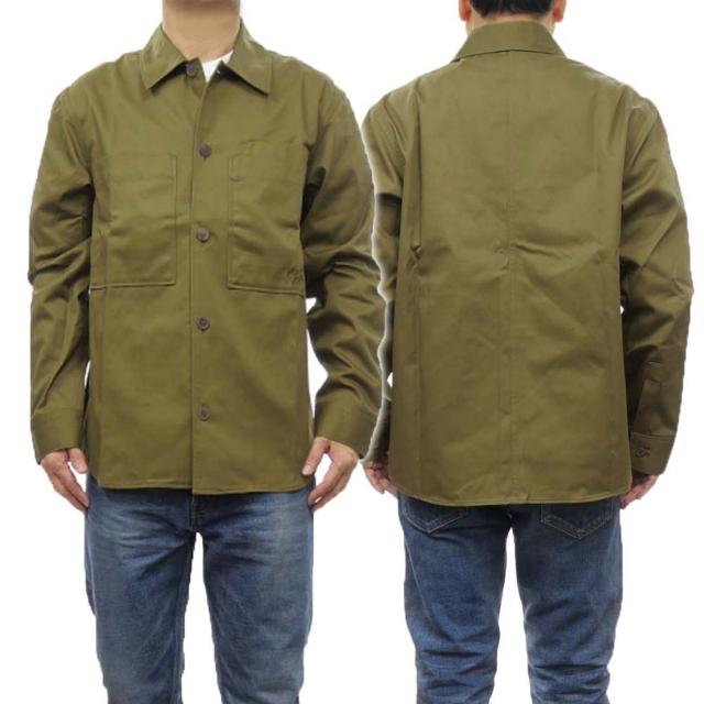 旧作お買い得セール！ MAISON KITSUNE メゾンキツネ メンズ ジャケット コットン 綿100％ MM00401WW0078 カーキ